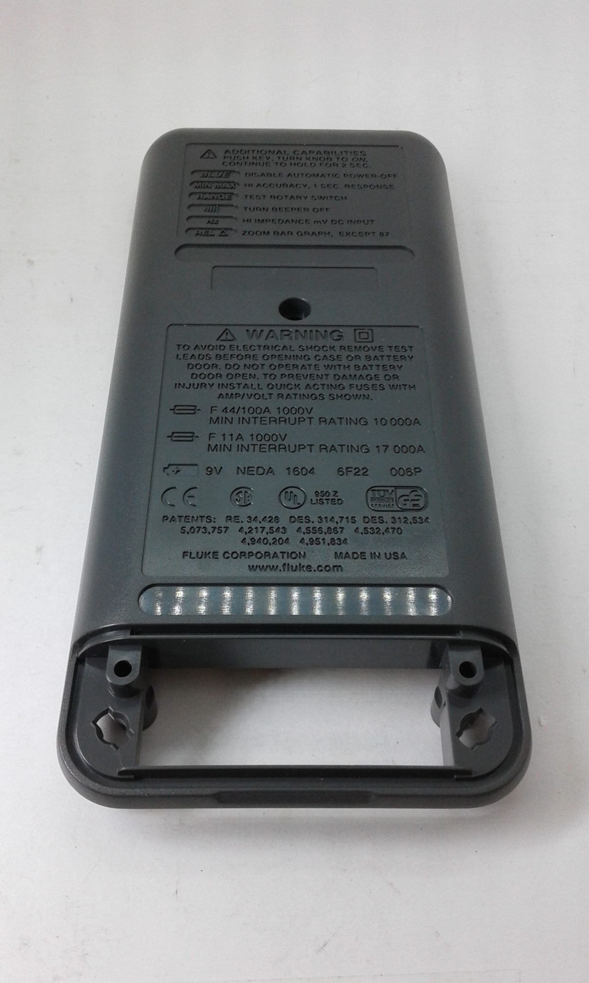 Fluke 87-III Bottom Case – Caixa Inferior (FORA DE SUPORTE) – Loja ...